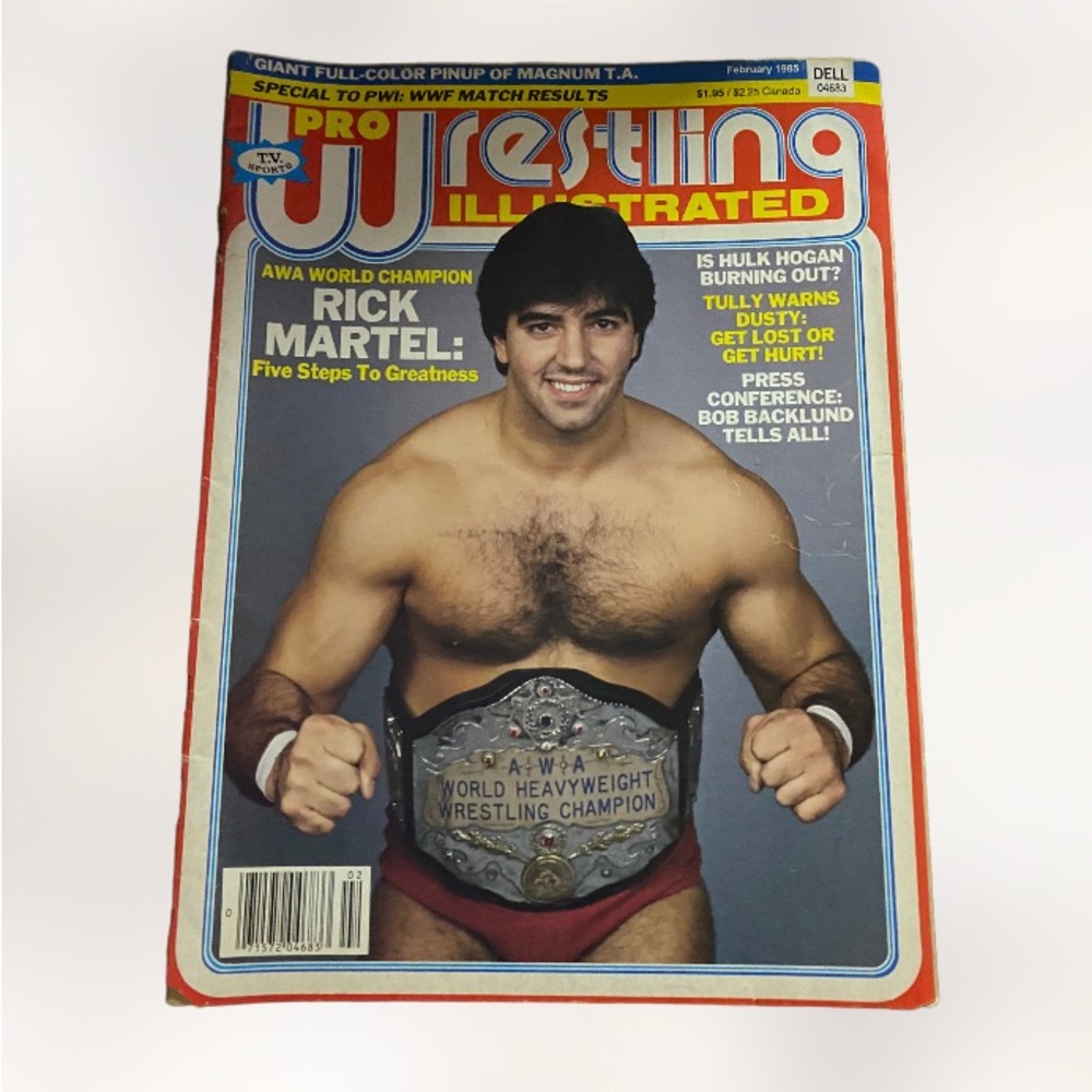 Pro Wrestling Illustrated Rick Martel Hulk Hogan Wwf … - Gem